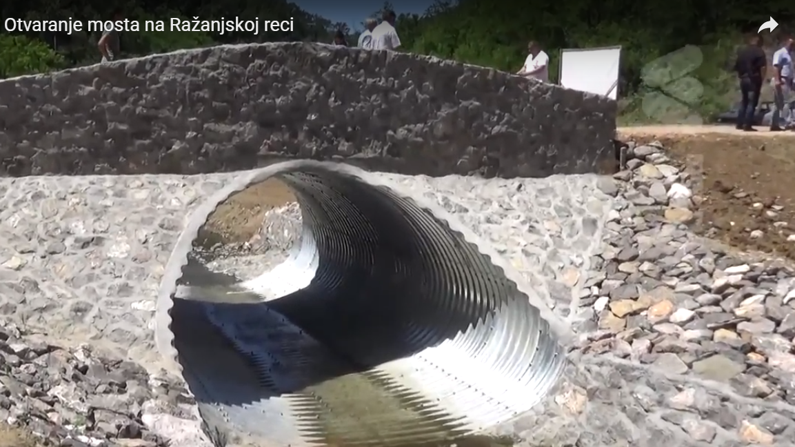 Most građen švedskom metodom otvoren na Ražanjskoj reci - Energetski Portal