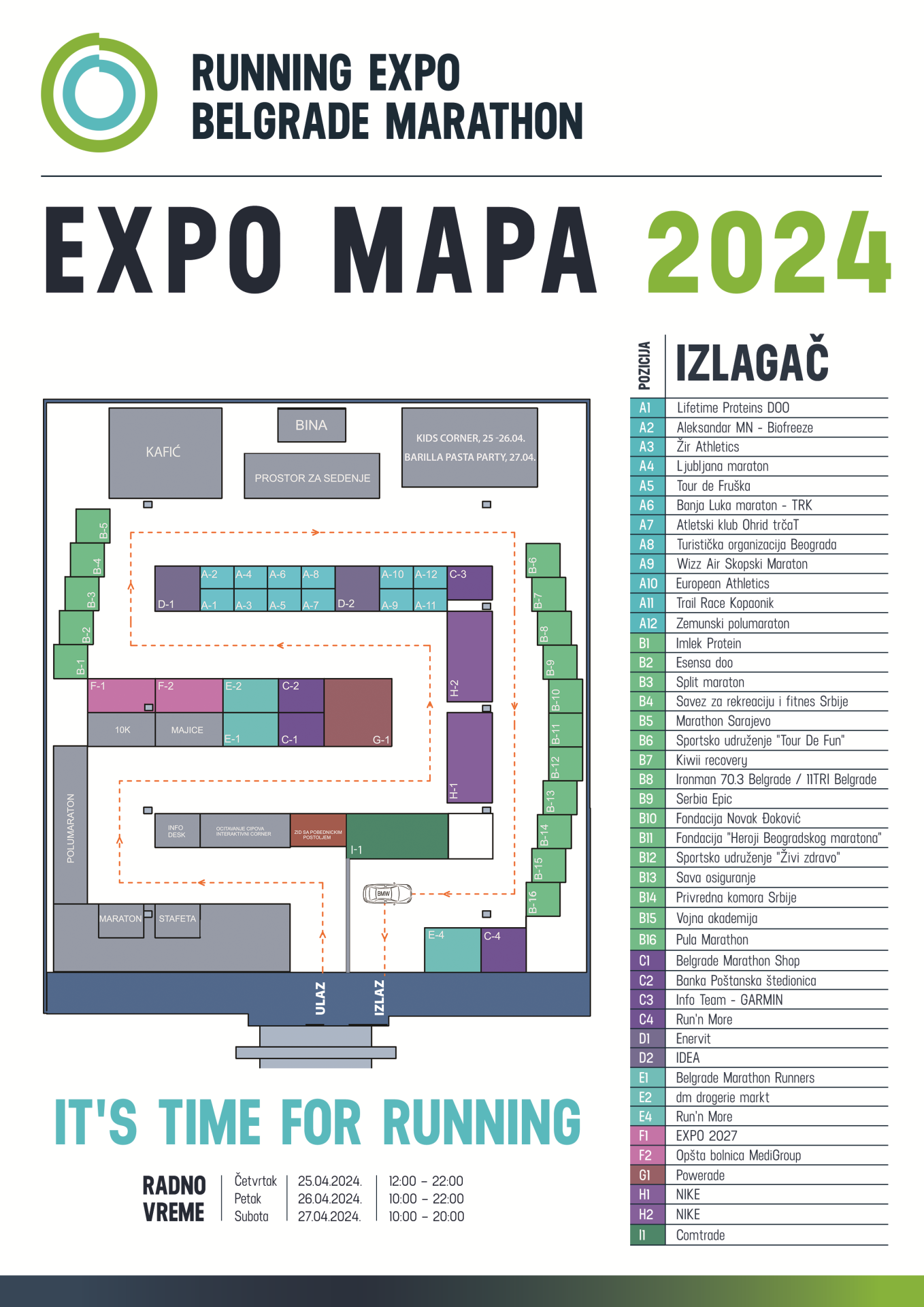 Beogradski maraton: Sportski forum, Running EXPO i dečiji maraton u ...